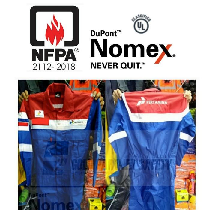 Jual Wear | Wearpack Nomex Dupont 6 Oz Pertamina % Original Standard ...