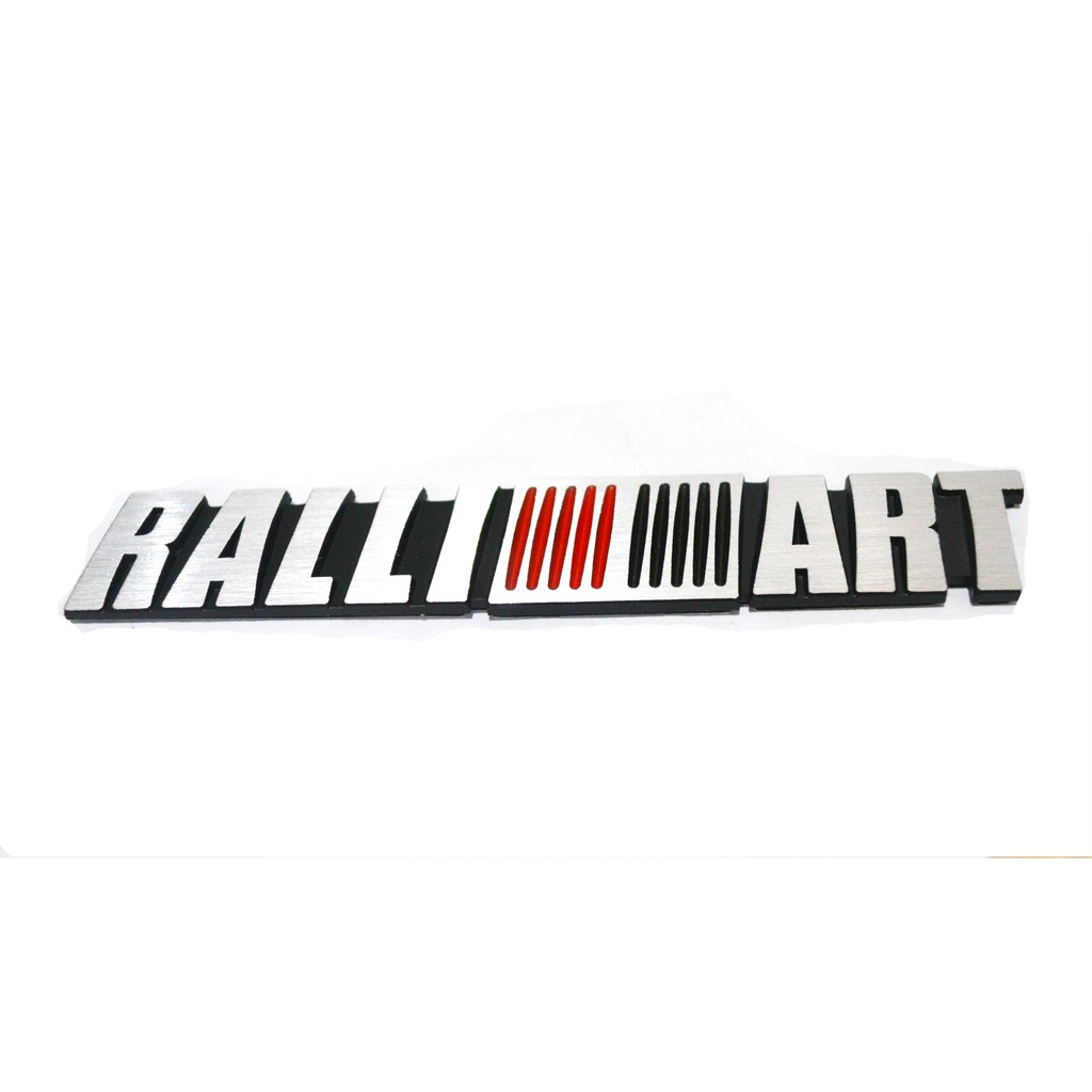 Jual EMBLEM TULISAN RALLIART ALUMUNIUM | Shopee Indonesia
