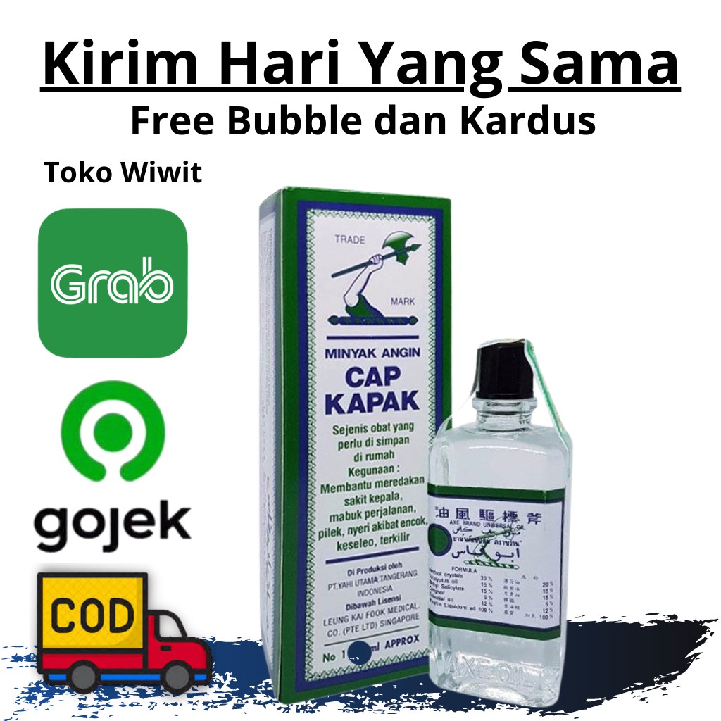 Jual Minyak Angin Aroma Terapi Therapi Cap Kapak 28 ml 28ml Obat Masuk ...