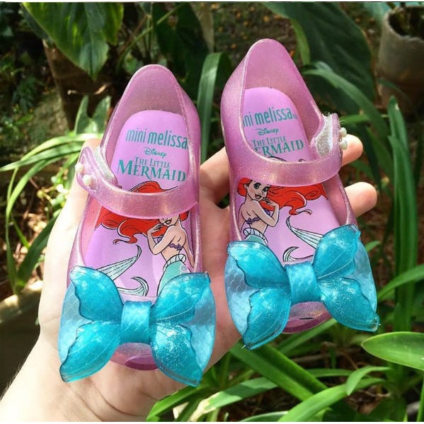 Jual Girls 2020 New Mini Mel Ariel Mermaid Jelly Shoes (Warna - Ungu ...