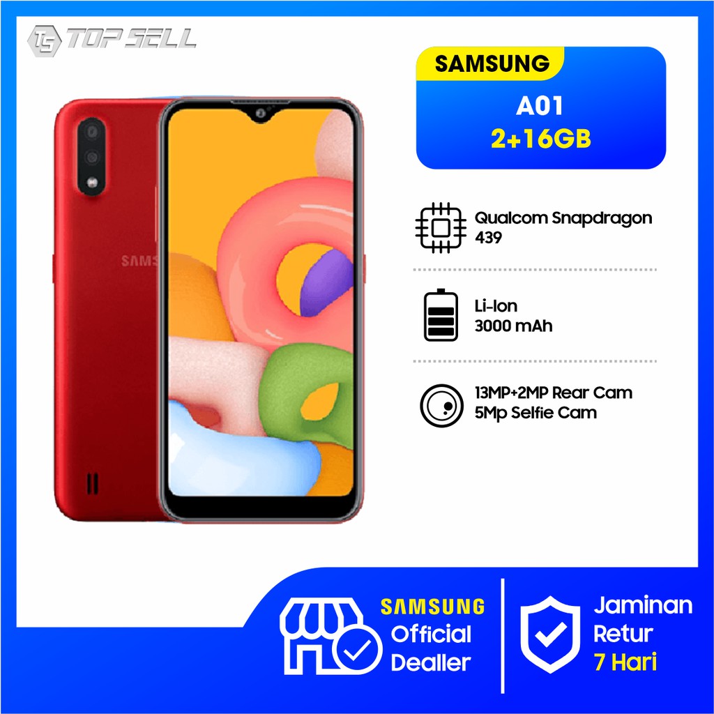 Jual Handphone Samsung Galaxy A01 Garansi Resmi Sein 1 Tahun | Shopee ...