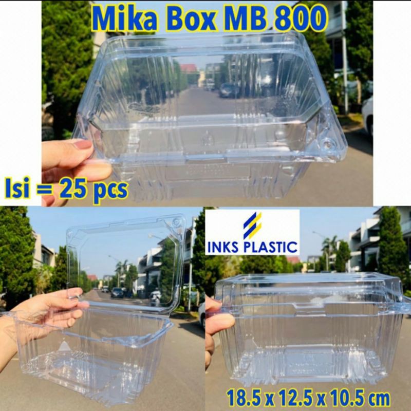 Jual MIKA BOX MB800 /MIKA BOX BUAH / SAYUR (isi 25pcs) | Shopee Indonesia