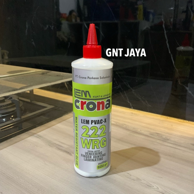 Jual Lem Crona 222 WRG 600gr kayu veneering veneer vinir laminating ...