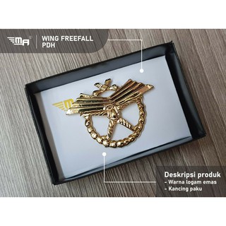 Jual WING FREEFALL PDH BRIVET BREVET PIN FREFALL | Shopee Indonesia