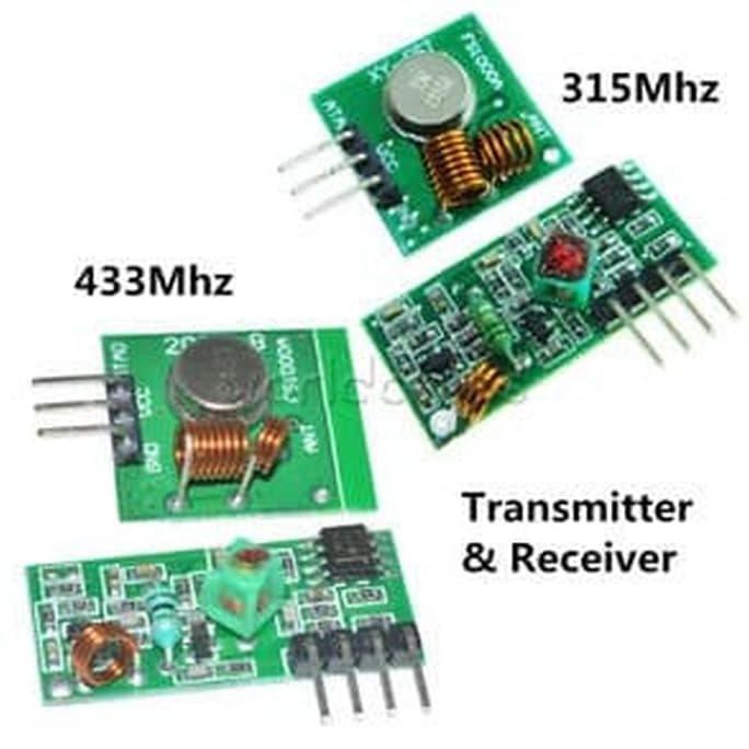 Jual Baru Rf Module Board 433 Mhz Dc 5V Wireless Transmitter And ...