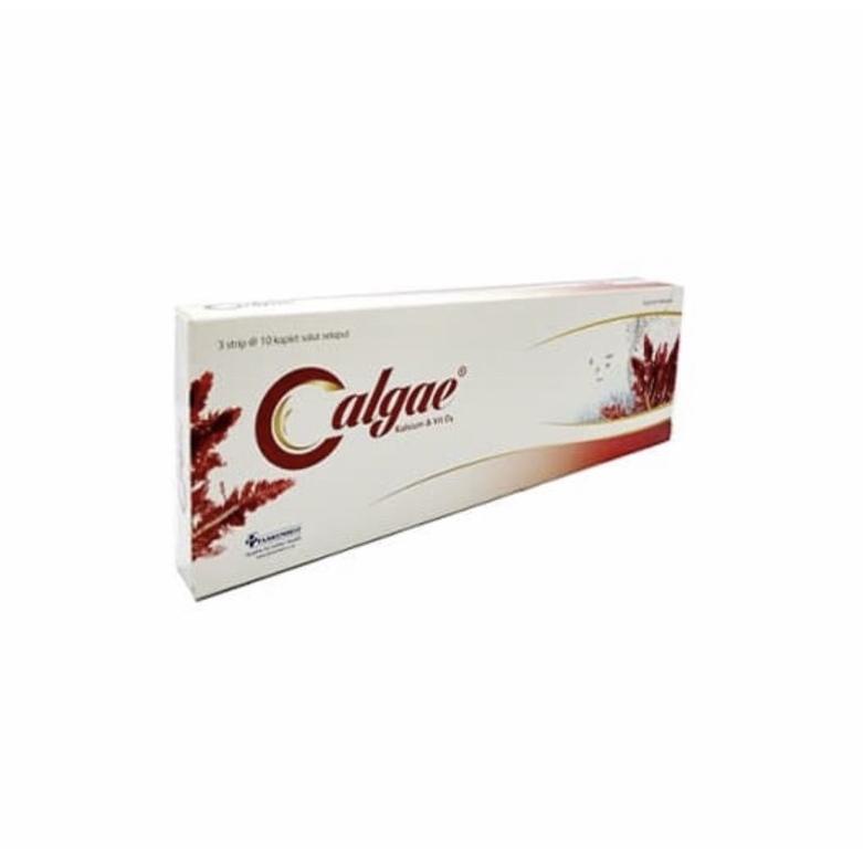 Jual [KODE VTHBR] Calgae strip 10 tablet ( calcium & vitamin D3 ...