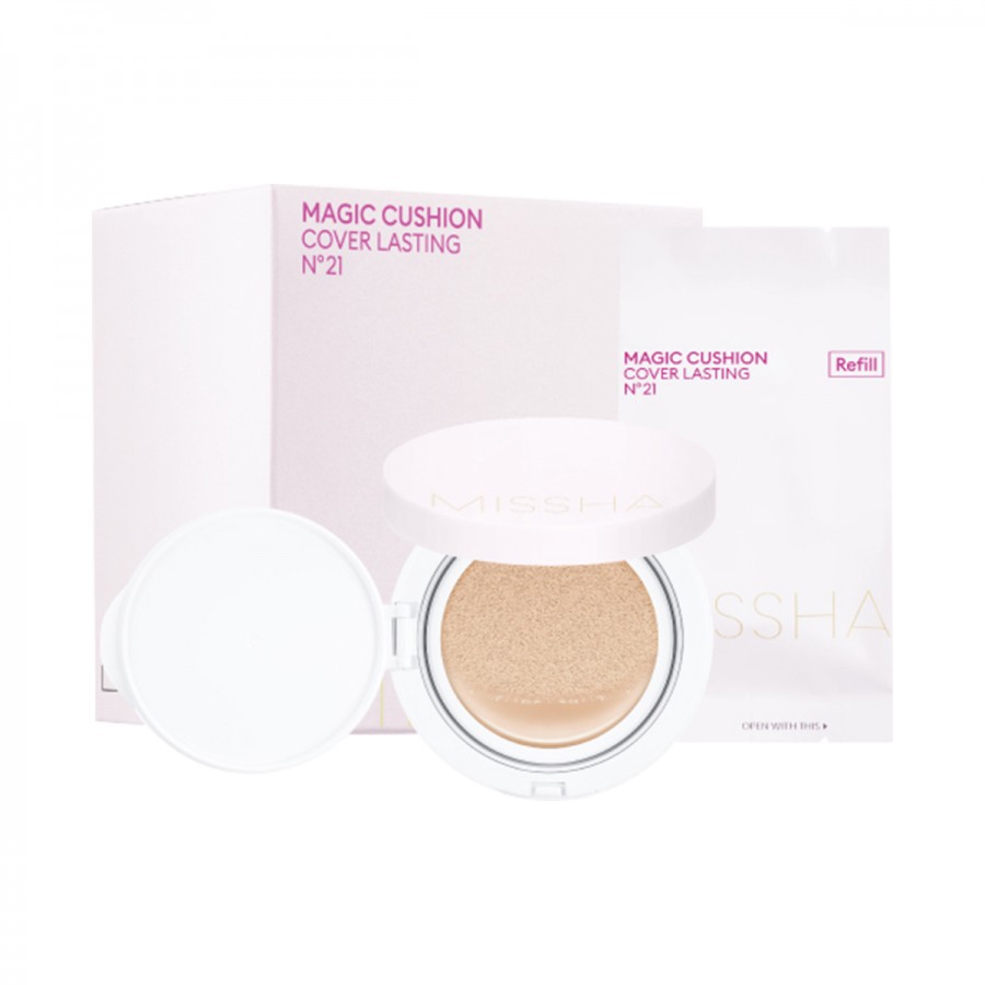 Jual Missha Magic Cushion Cover Lasting Fullset (Case + Fill + Puff ...