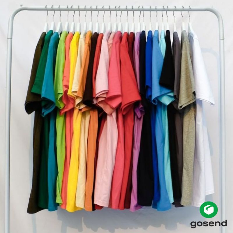 Jual KAOS POLOS LENGAN PENDEK REGULER - 100% COTTON COMBED 30S | Shopee ...