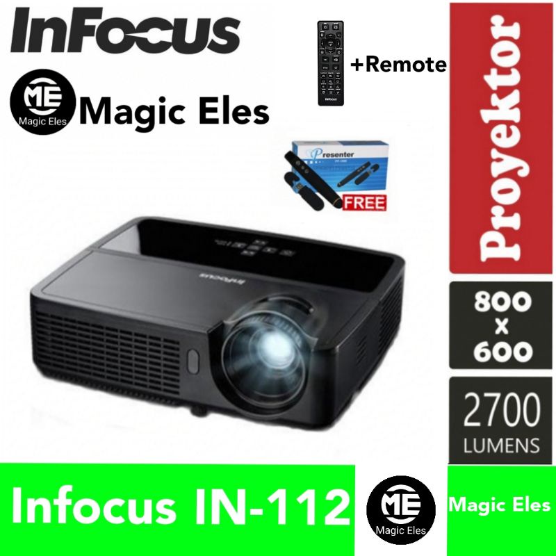 Jual Proyektor infocus IN112 Lumens 2700 Projector / 4000:1 / IN 112 ...