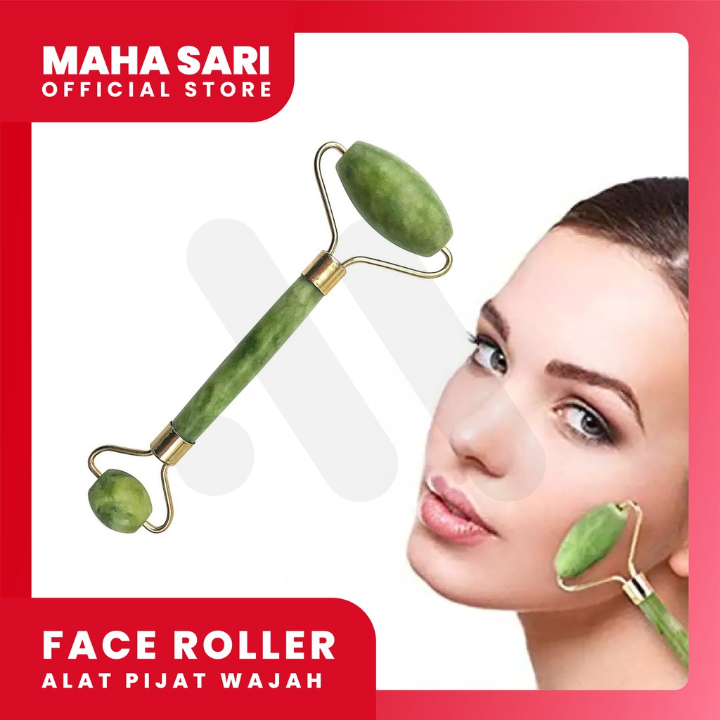Jual Jade Face / Facial Treatment Roller / Roll / Alat Pijat Wajah ...
