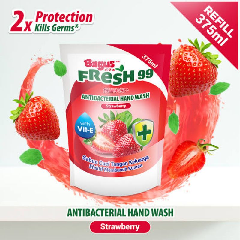 Jual BTL - Bagus Fresh Hand Wash Strawberry | Shopee Indonesia