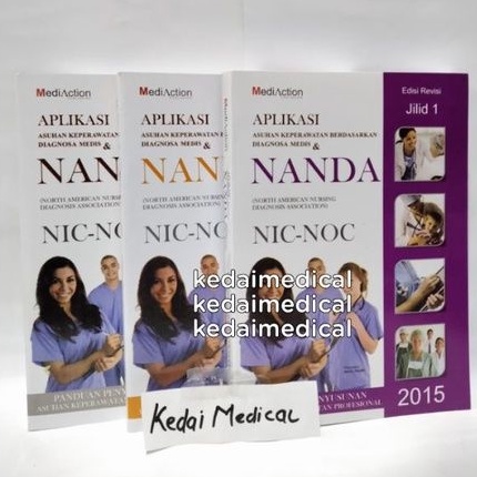 Jual 1 PAKET APLIKASI NANDA & NIC NOC 2015 JILID 1,2,3 TERLARIS (DAPAT 3 BUKU) Indonesia|Shopee ...