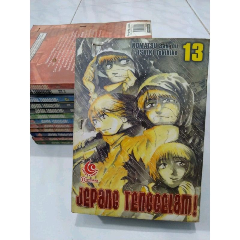 Jual Buku Komik Jepang Tenggelam Vol 1-15 (-2,14) Preloved Second ...
