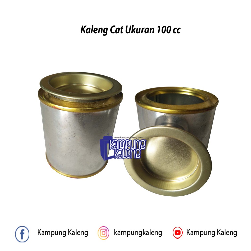Kaleng Cat Ukuran 100 cc | Shopee Indonesia