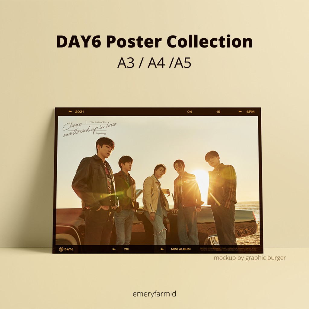 Jual Poster DAY6/ DAY6 Poster Collection - Poster kpop murah | Shopee ...