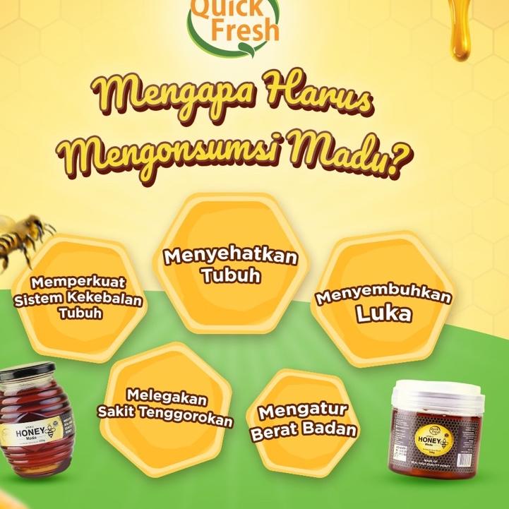 Jual Promosi Spesial--Madu Murni Madu Asli Quick fresh Honey 1kg ...