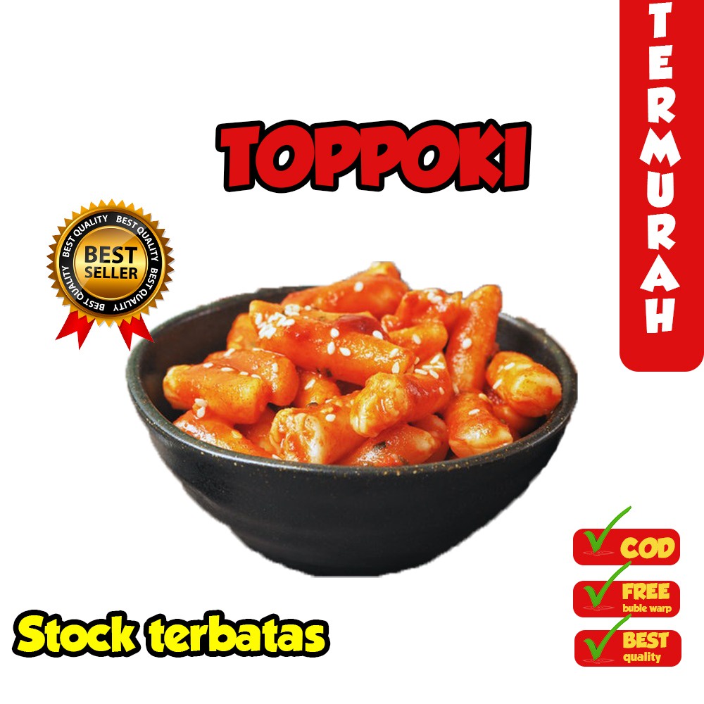 Jual RABBOKI HALAL / TOPPOKI PEDAS HALAL / TOKPOKI MAKANAN KOREA ...