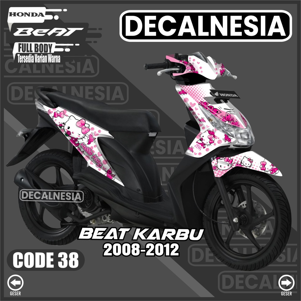 Jual Stiker Decal Beat Karbu Full Body Hello Kitty 2008 2009 2010 2011 ...