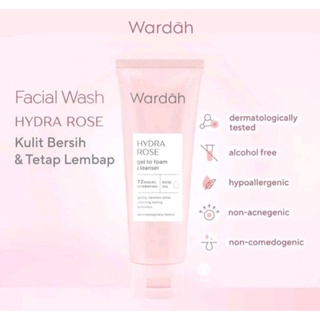 Jual Wardah HYDRA ROSE Gel to foam cleanser 100ml • Sabun Cuci muka ...