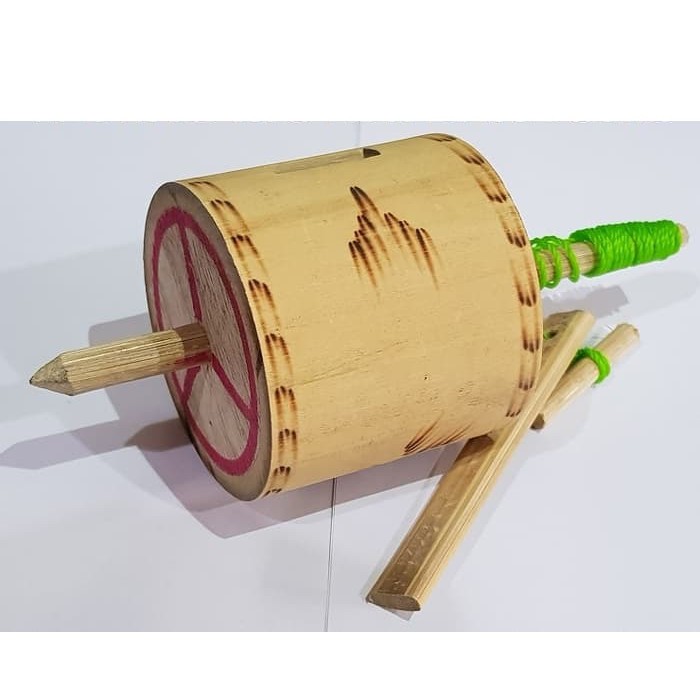 Jual Gasing Kayu Bambu Tradisional Bersuara Main Putar Mainan Indonesia ...