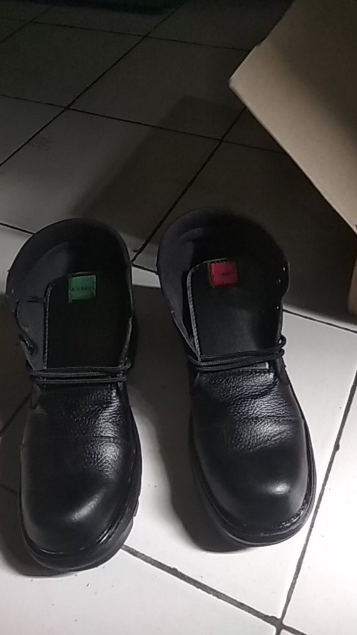 SEPATU SAFETY SEMI BOOTS LOW/TALI PRIA KULIT BOOT SAVETY BUT SEPTI BUTS ...