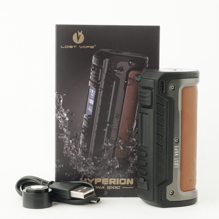 Jual Mod Vape Hyperion DNA 100C Gunmet Calf Leather Authentic By Lost ...