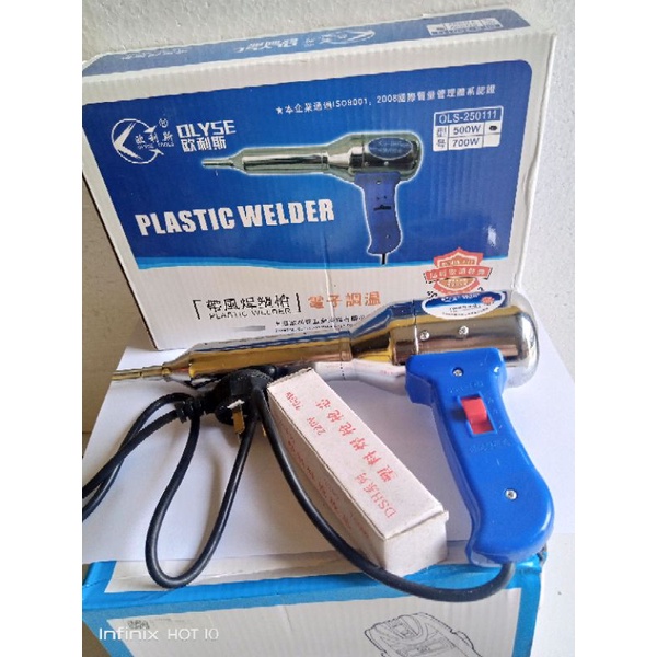 Jual alat Las Plastik terpal pipa pvc hott gun 500watt | Shopee Indonesia