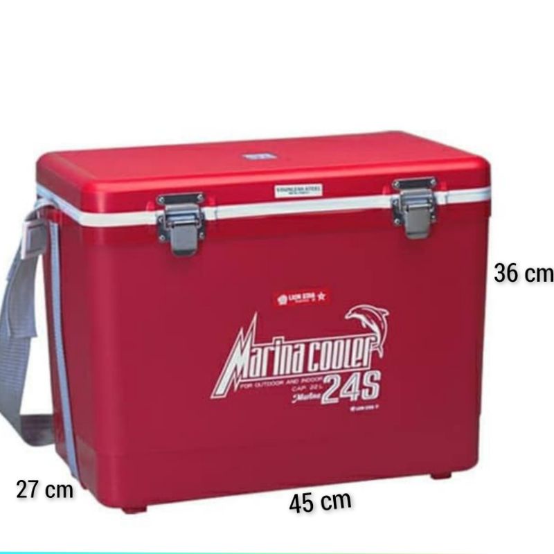 Jual Marina Cooler Box 24s / 22 Liter Lion Star | Shopee Indonesia