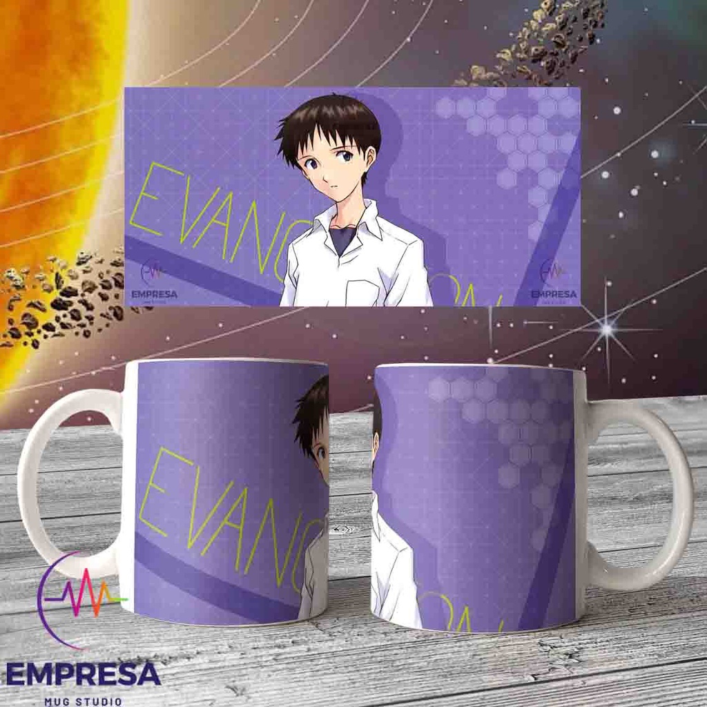 Jual Coffee Mug Shinji Ikari Evangelion Nerv | Shopee Indonesia