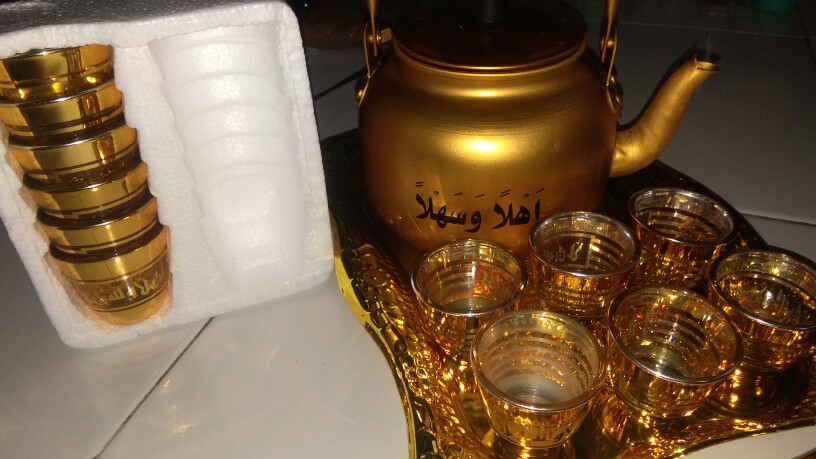 TEKO ARAB / TEKO EMAS / 1 SET / OLEH HAJI | Shopee Indonesia