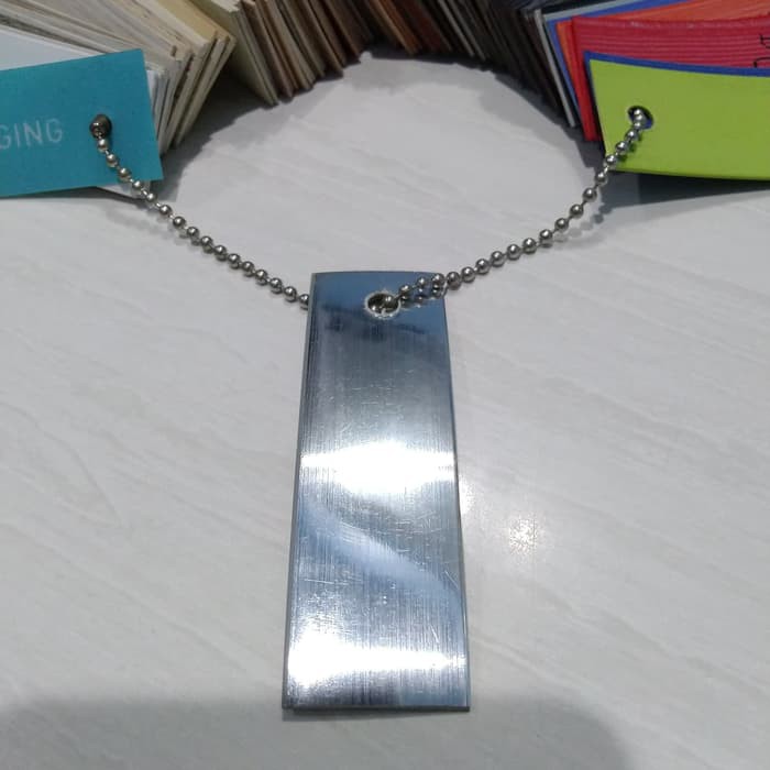 Jual Edging Hpl Motif Brush Metal Stainless Hairline Lebar 42mm x Tebal ...