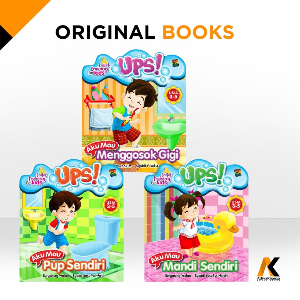 Jual Buku Cerita Anak - Cerita Bergambar (Cergam) - Seri Ups! Toilet ...
