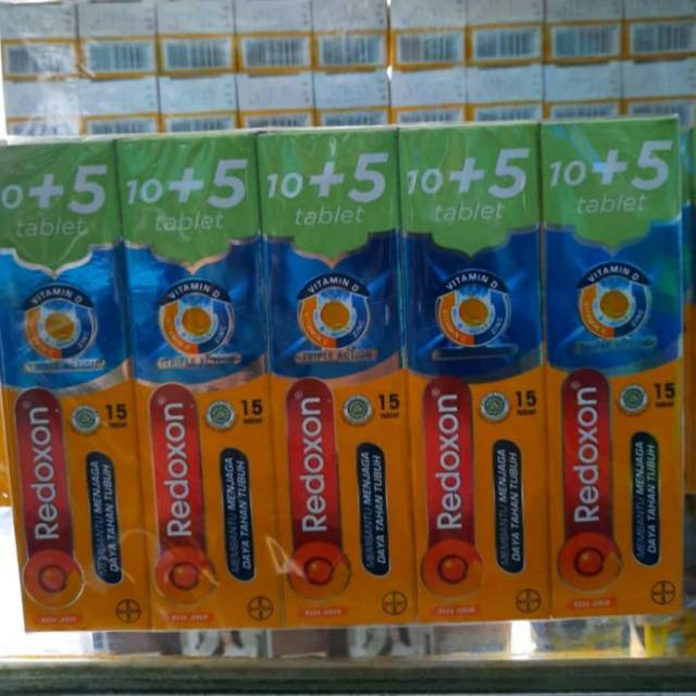 Jual Redoxon isi 15 tablet ,harga perbotol | Shopee Indonesia