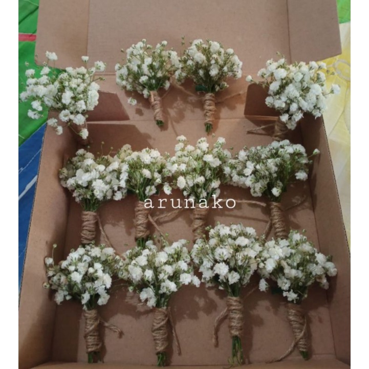 Jual KORSASE - CORSAGE - BUNGA JAS - KORSASE BABY BREATH -BABY BREATH ...