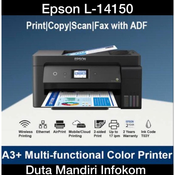 Jual EPSON L14150 ALL IN ONE A3 RESMI | Shopee Indonesia