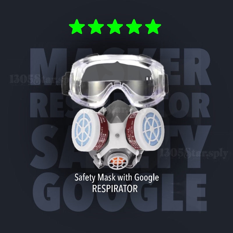 Jual [ 100% ORIGINAL - 1305star .sply ] carbon filter Masker Gas ...