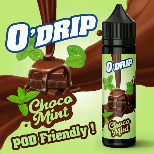 Jual O DRIP Choco Mint - Liquid Vape Vapor Murah Nic 0mg POD Friendly ...