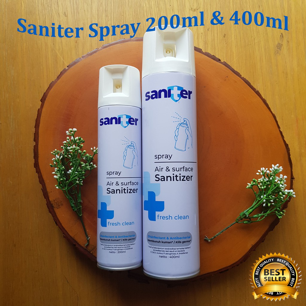 Jual Saniter Spray Disinfektan Bunuh Virus Secara Cepat Isi 400ml ...