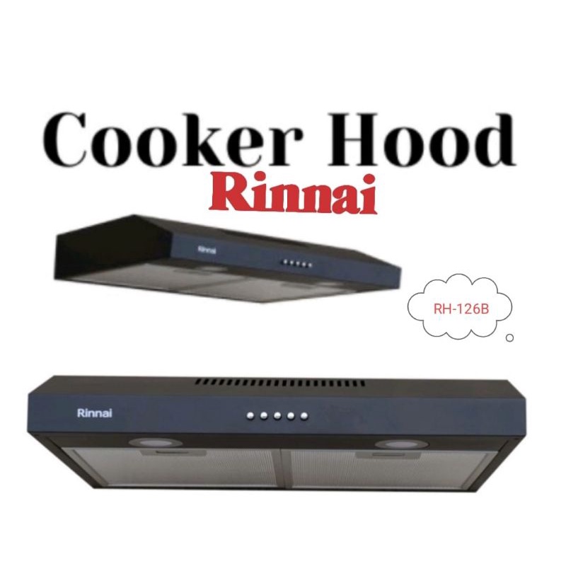 Jual COOKER HOOD RINNAI RH-126B/Tudung Asap RINNAI | Shopee Indonesia