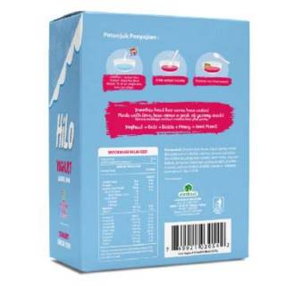 Jual HILO Yoghurt Smootie Bowl Strawberry isi 8 Susu Yogurt Smoothie 30 ...