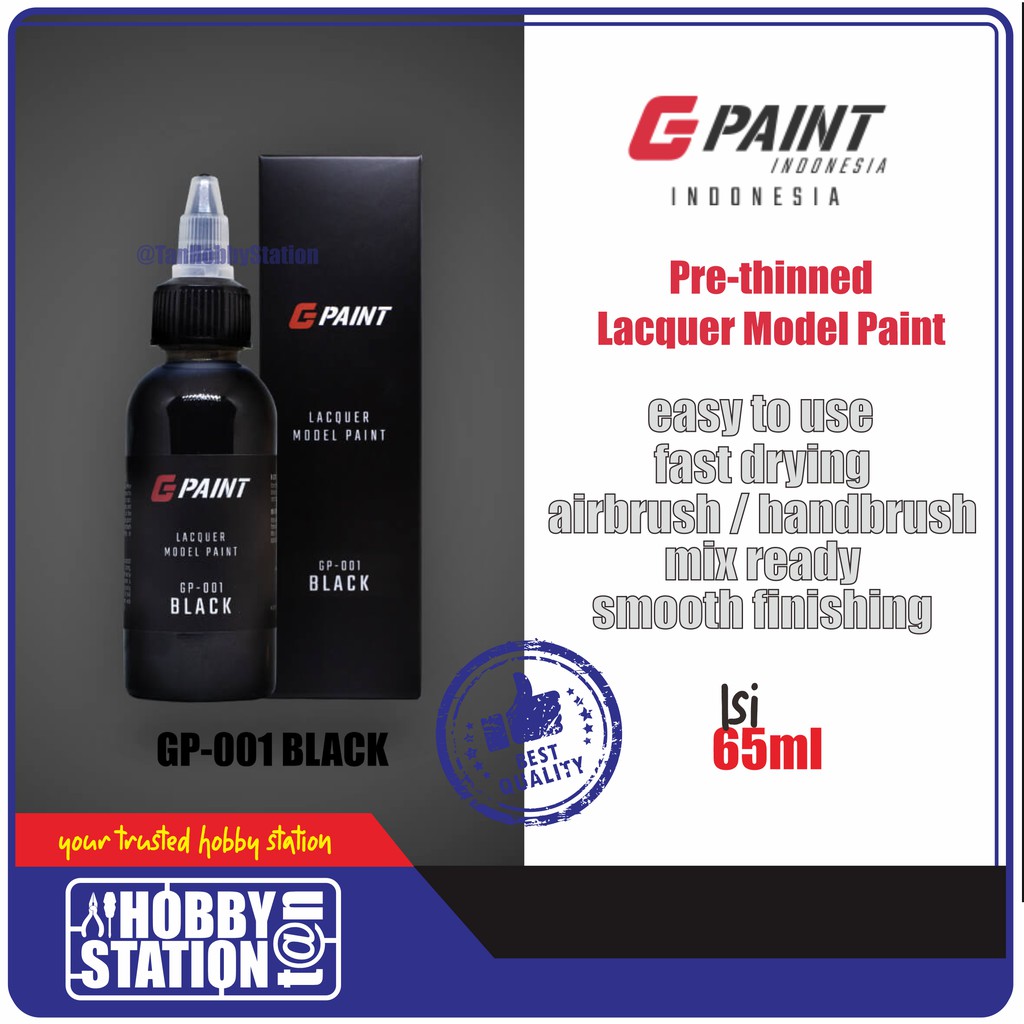 Jual GPaint from Studio G - BLACK - Gundam Model Kit Repaint Airbrush ...
