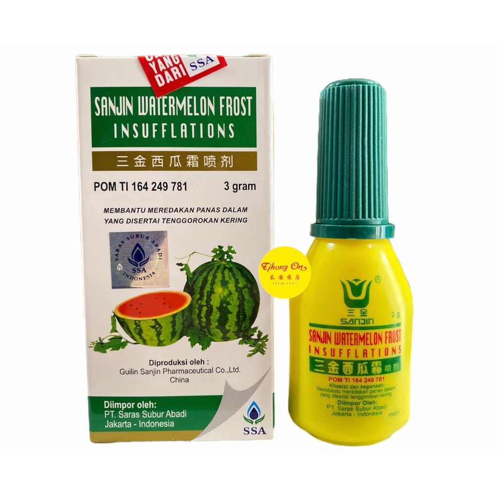 Jual Obat Sariawan Sakit Tenggorokan Sanjin Watermelon Frost ...