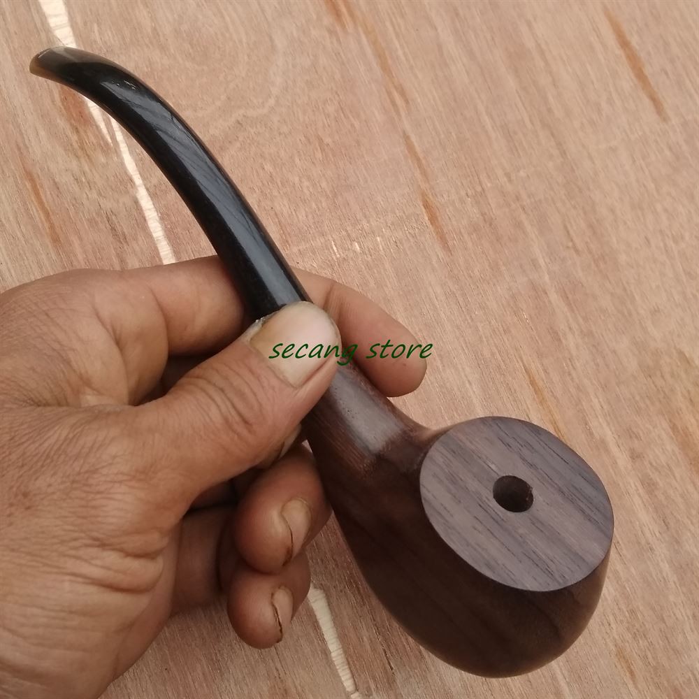 Jual Pipa cangklong rokok kombinasi tanduk asli dan kayu sonokeling ...