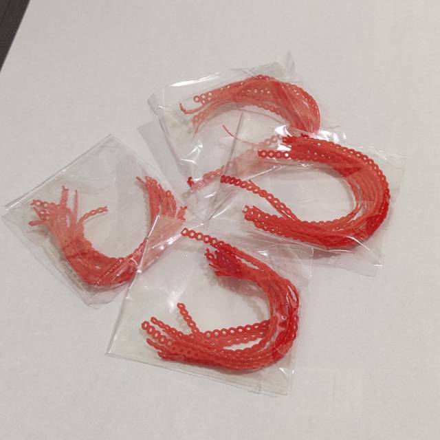 Jual POWER CHAIN MERAH 1 METER / KARET BEHEL TARIK | Shopee Indonesia