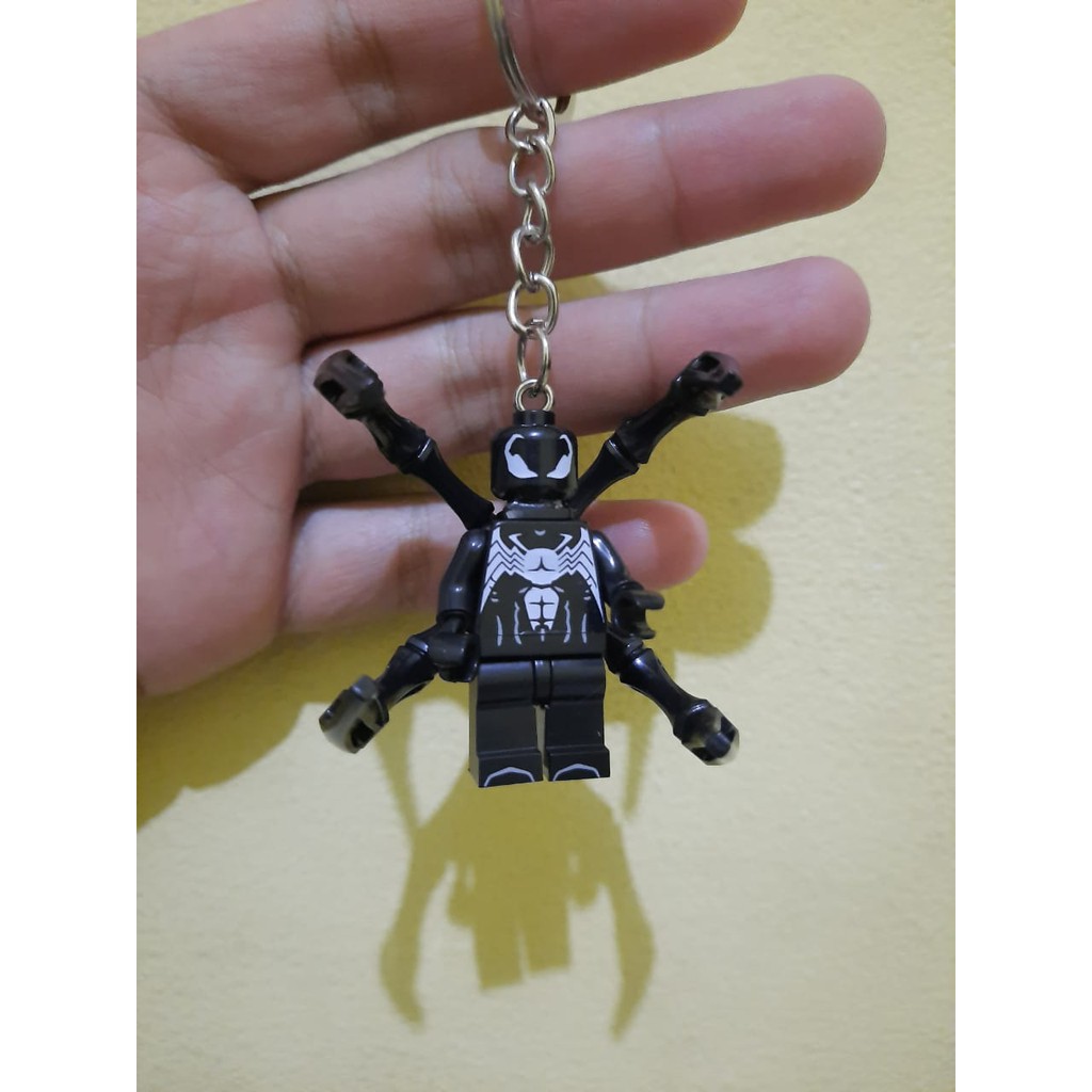 Jual GANTUNGAN KUNCI KEYCHAIN LEGO MINIFIGURE SPIDER-MAN VENOM | Shopee ...