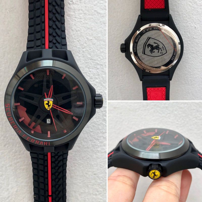 Jual JAM TANGAN PRIA FERRARI RUBBER SUPER GRADE AAA Indonesia|Shopee ...