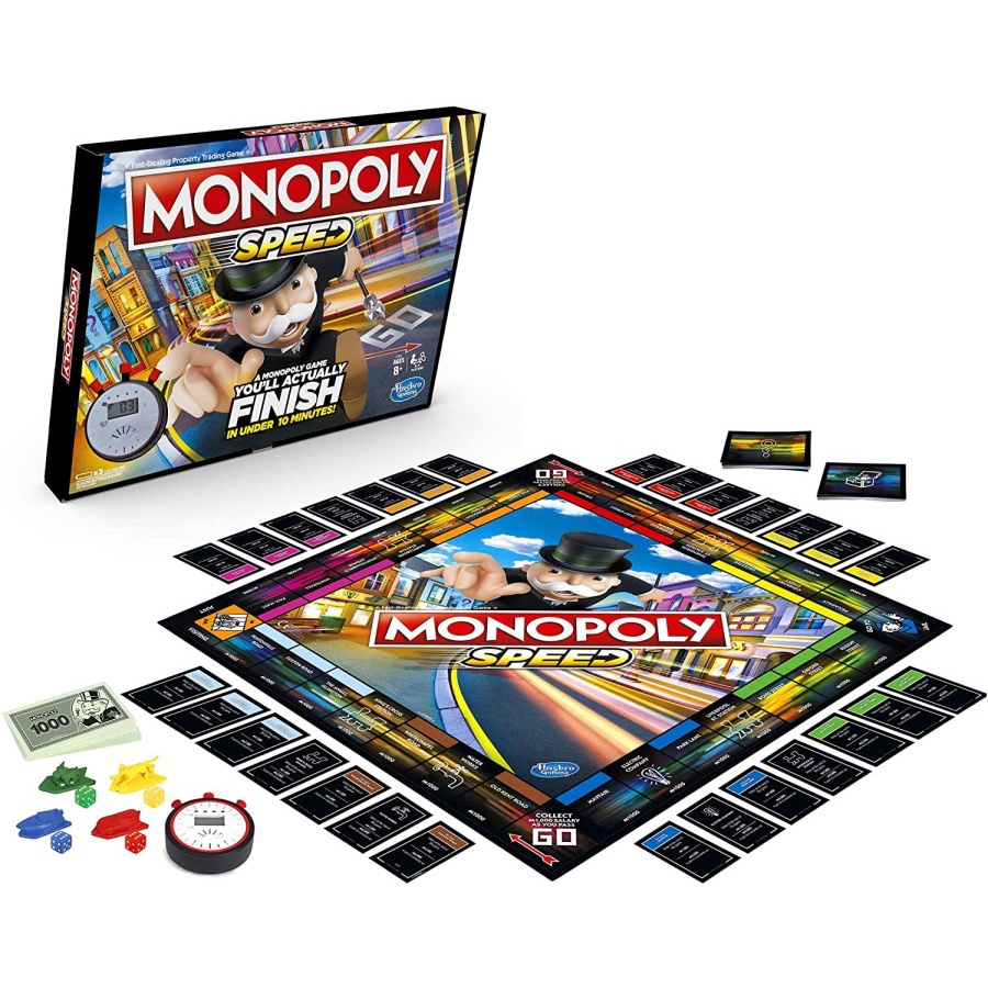 Jual MONOPOLY SPEED Game Board Mainan Monopoli Paling Singkat ORI ...