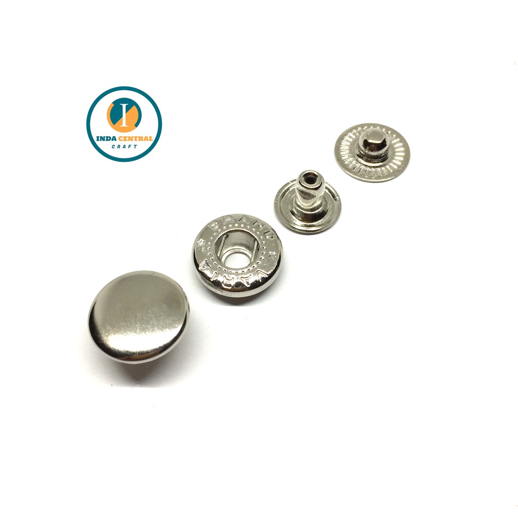 Jual KANCING CETET SNAP BUTTON BESI 15 MM WARNA SILVER 7060 | Shopee ...