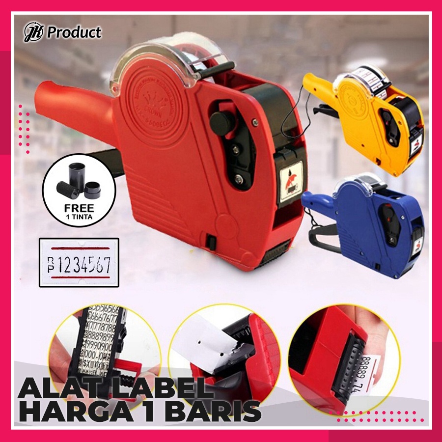 Jual Alat Stempel Label Harga Tempel Tag Price Labeller | Shopee Indonesia