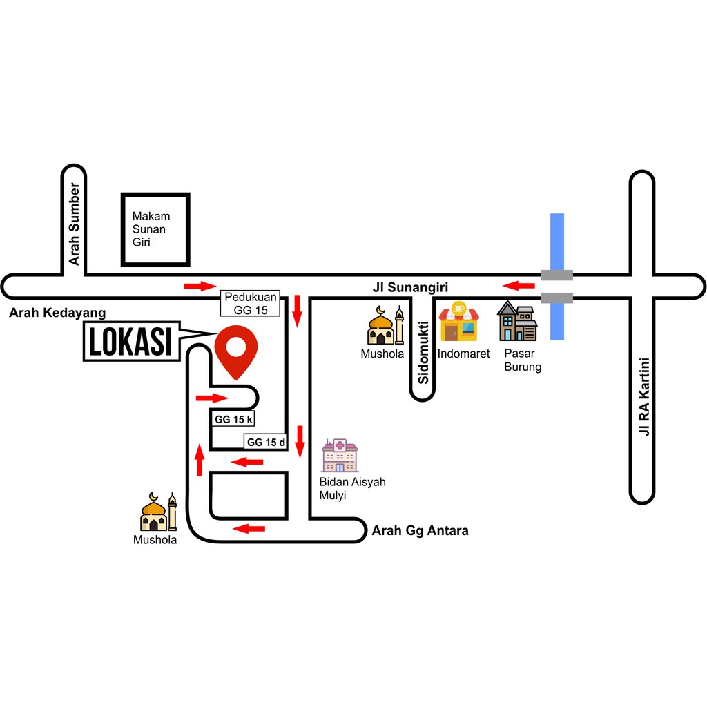 Jual Tambahan denah lokasi undangan pernikahan ivon | Shopee Indonesia